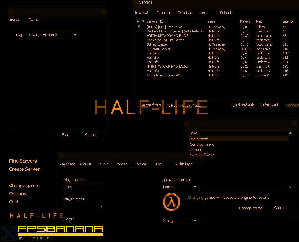 orange trasnparent menus [Half-Life] [Mods]