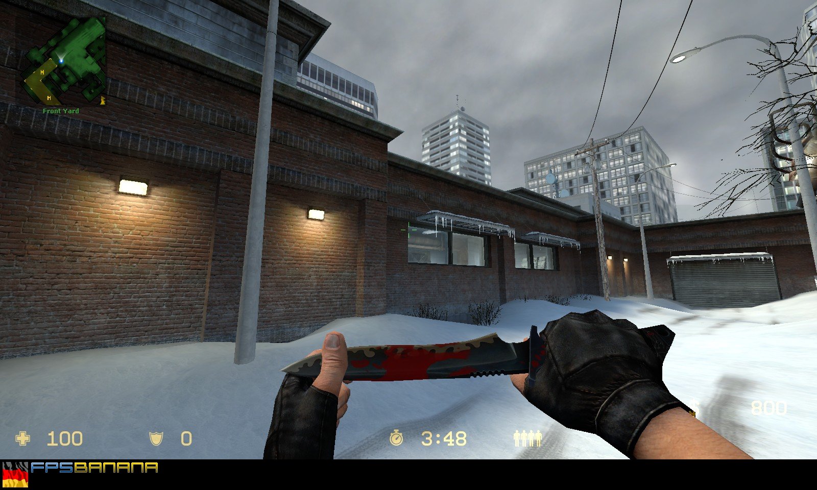 HD Blood_On_Knife_Skin Mod for Counter-Strike: Source | CS:S Mods