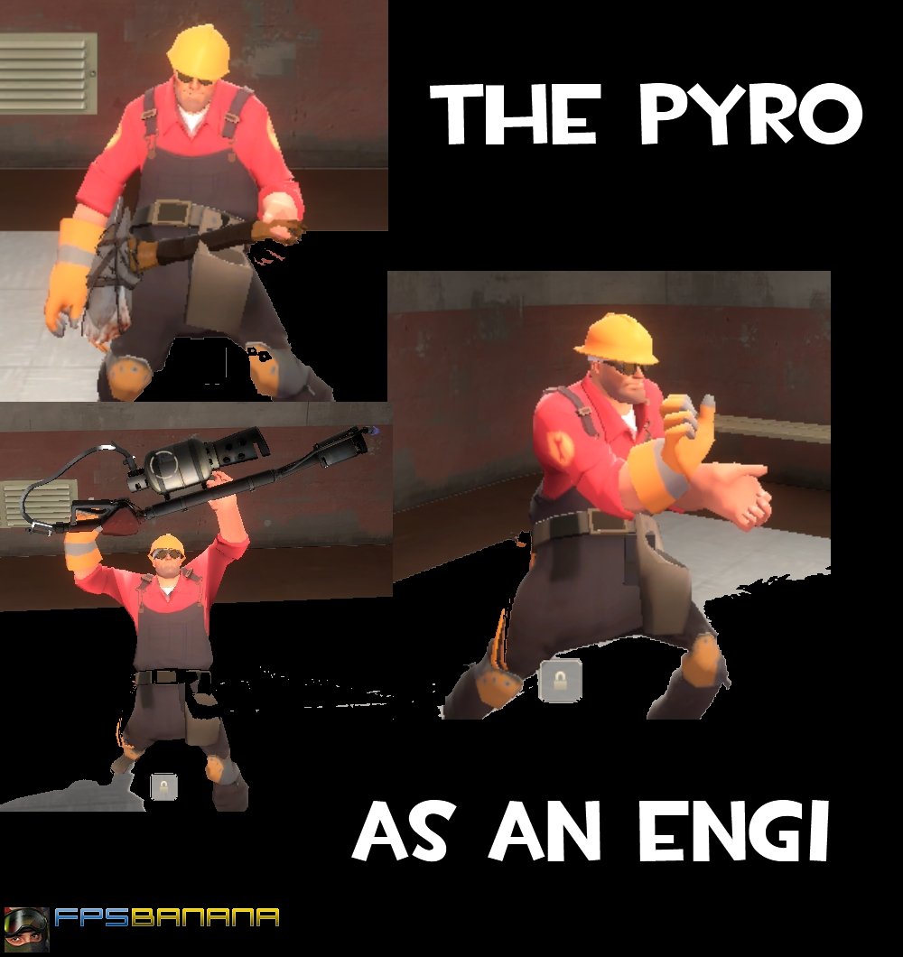 Pyro and Engineer Costume Party [Team Fortress 2] [Mods]
