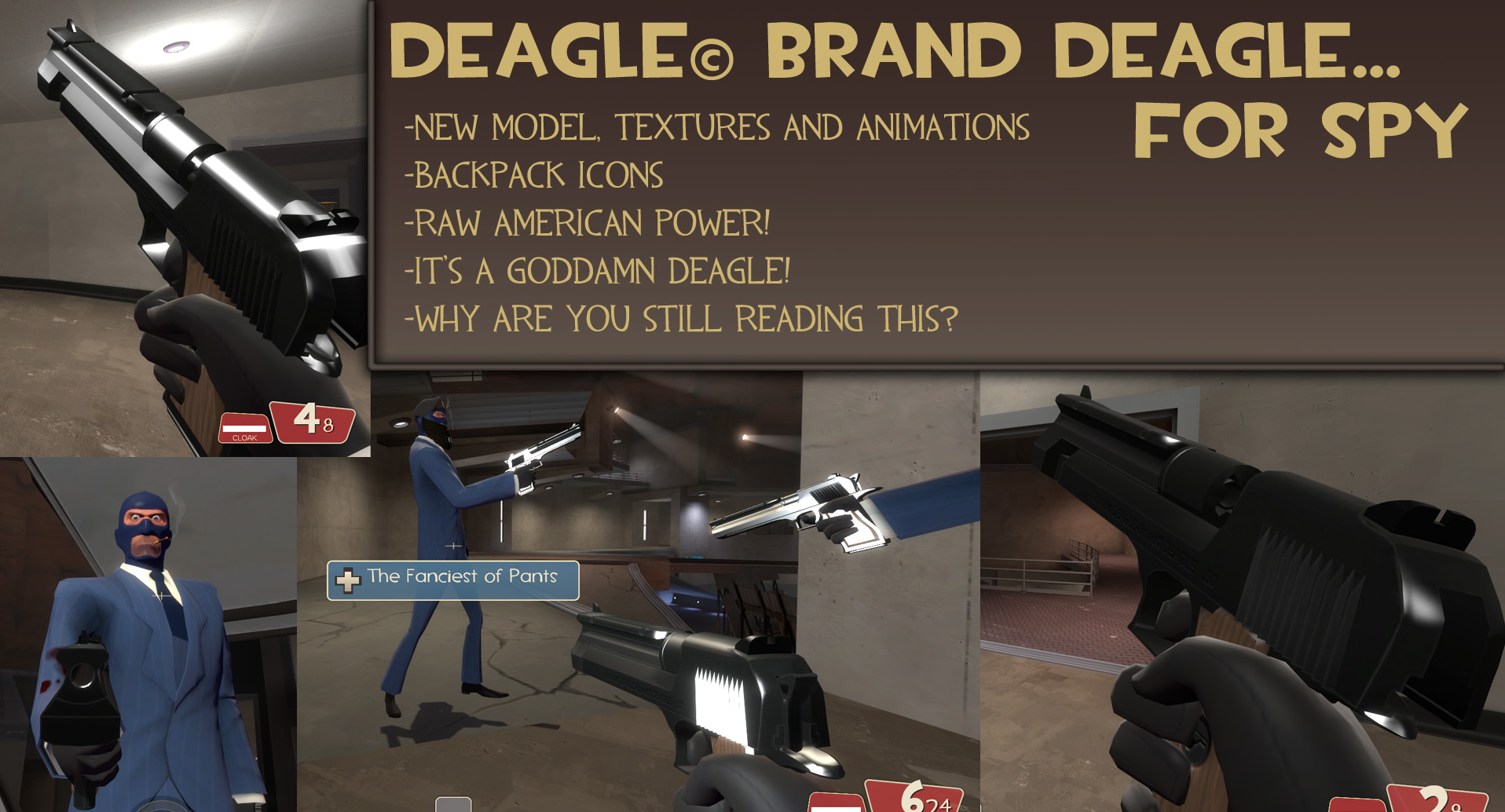 Deagle© Brand Deagle Mod for Team Fortress 2 | TF2 Mods