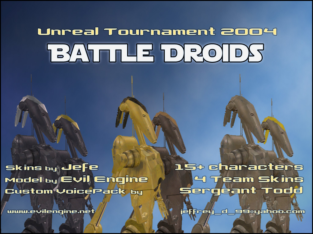 UT2004 Battle Droids Mod for Unreal Tournament 2004 | UT2k4 Mods