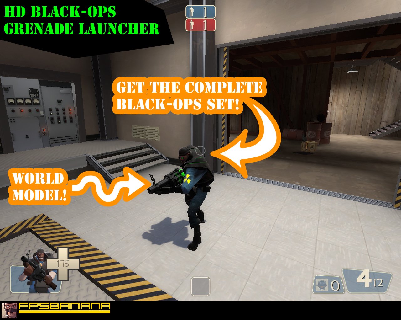 Black-Ops Grenade Launcher Mod for Team Fortress 2 | TF2 Mods