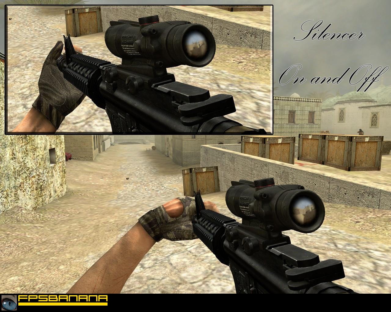Colt M4A1 - Book's Anims Mod for Counter-Strike: Source | CS:S Mods