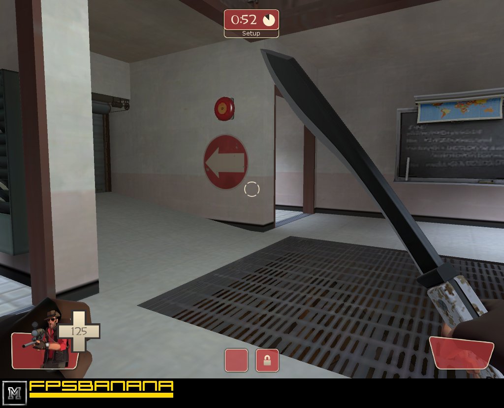 Meshka's Black/Camo Machete [Team Fortress 2] [Mods]