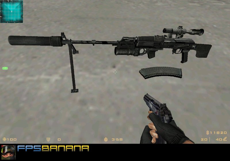 RPKM-74 & RPKS-74 [Counter-Strike: Condition Zero] [Mods]