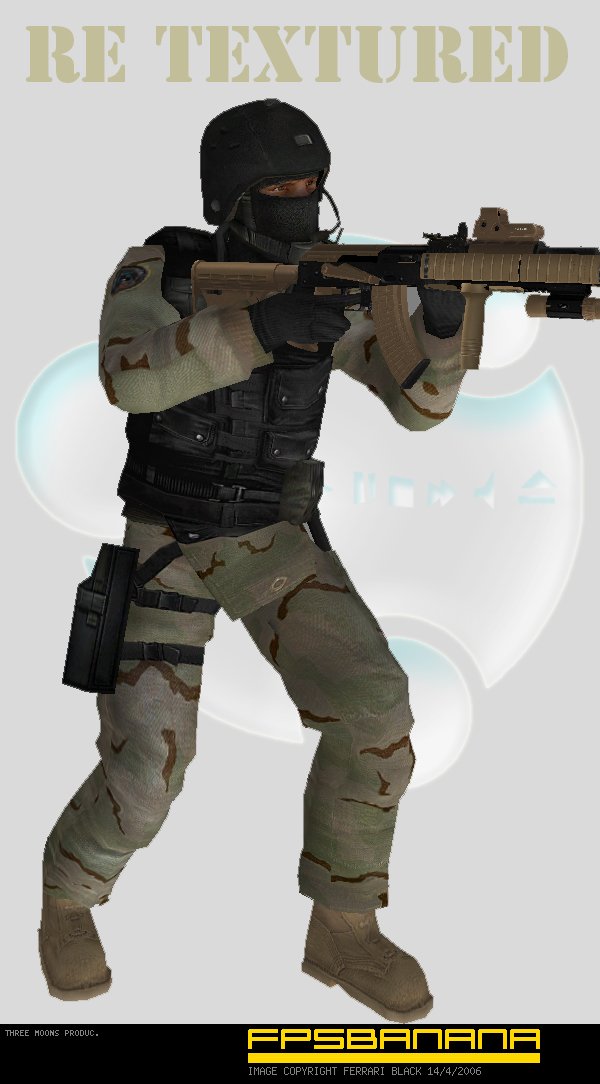 Ferrari Black's ReTextured Gsg9 Desert [Counter-Strike: Source] [Mods]