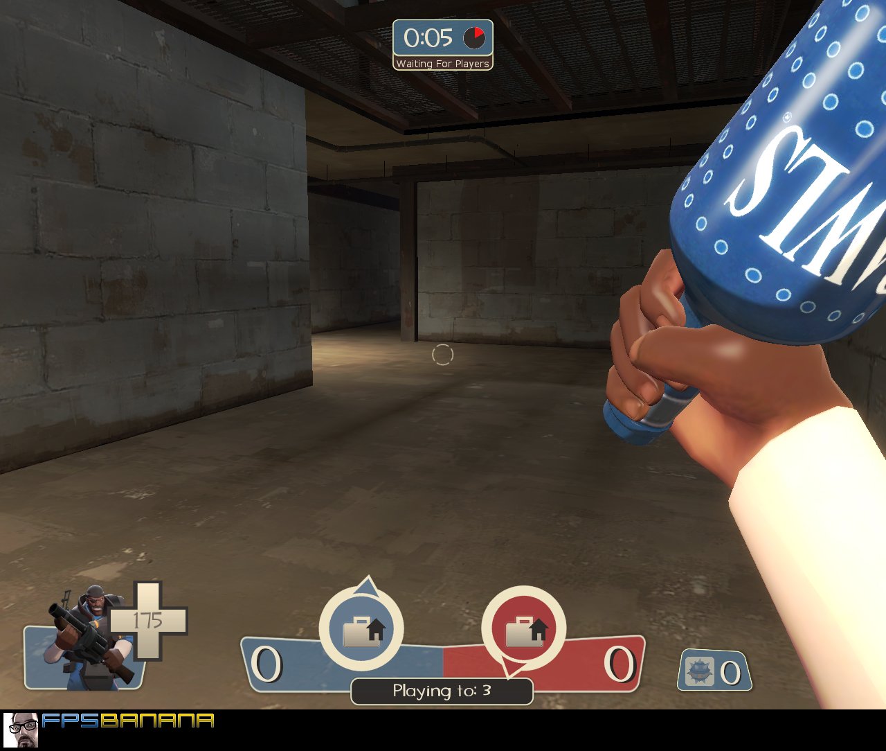 Bawls Bottle BLUE [Team Fortress 2] [Mods]
