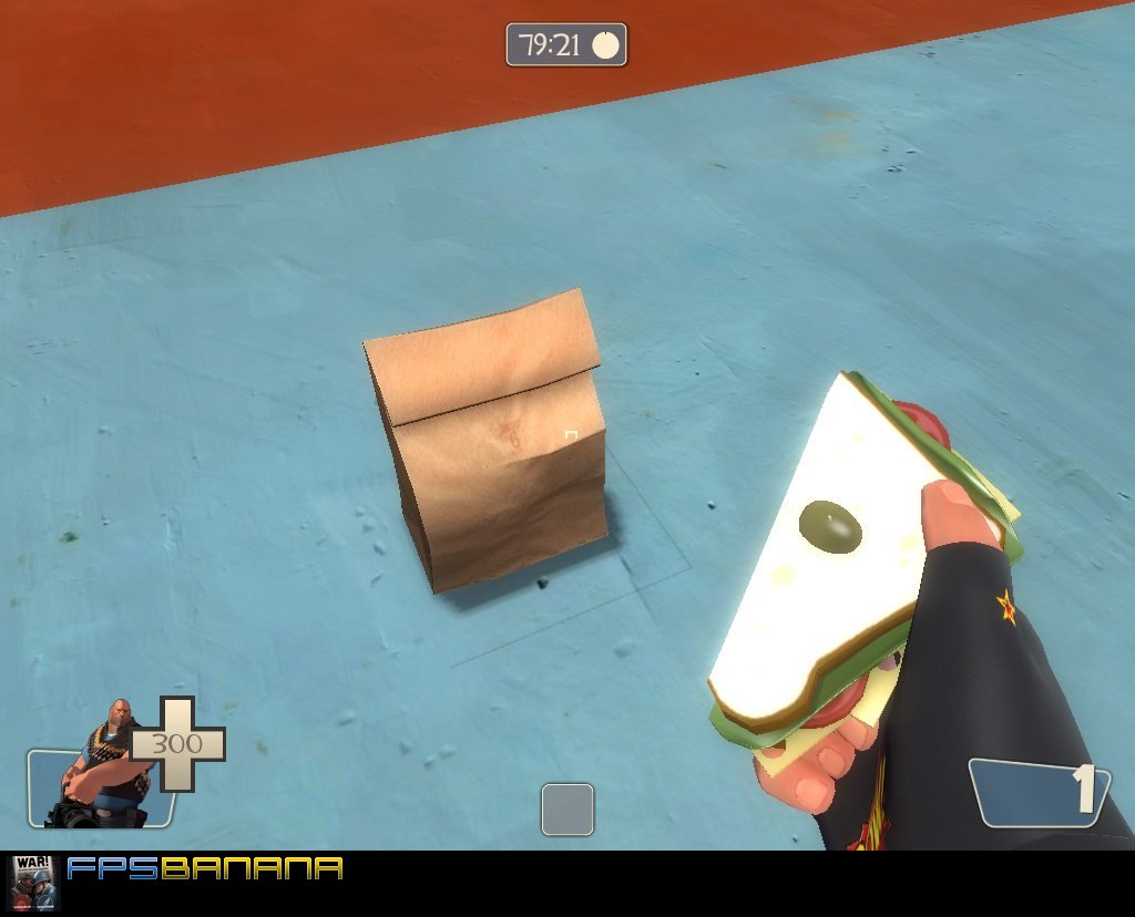 Paper lunch bag Replace sandwich plate Mod for Team Fortress 2 | TF2 Mods
