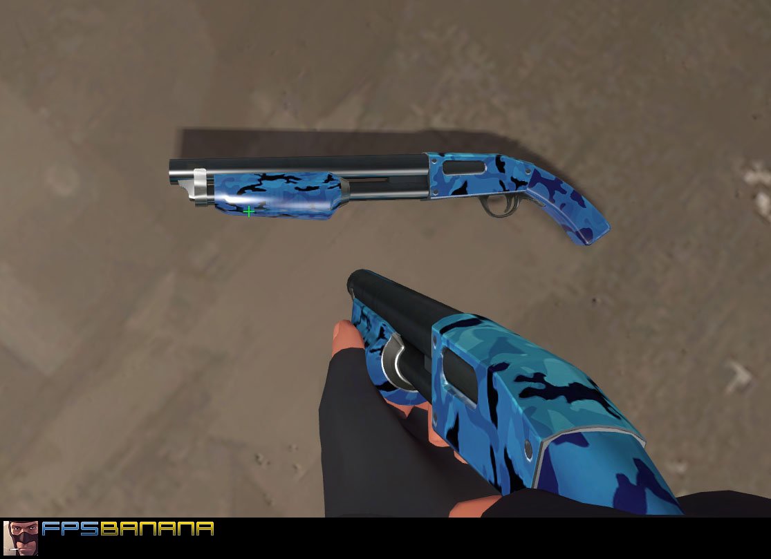 BlueTiger Camo Shotgun [Team Fortress 2] [Mods]
