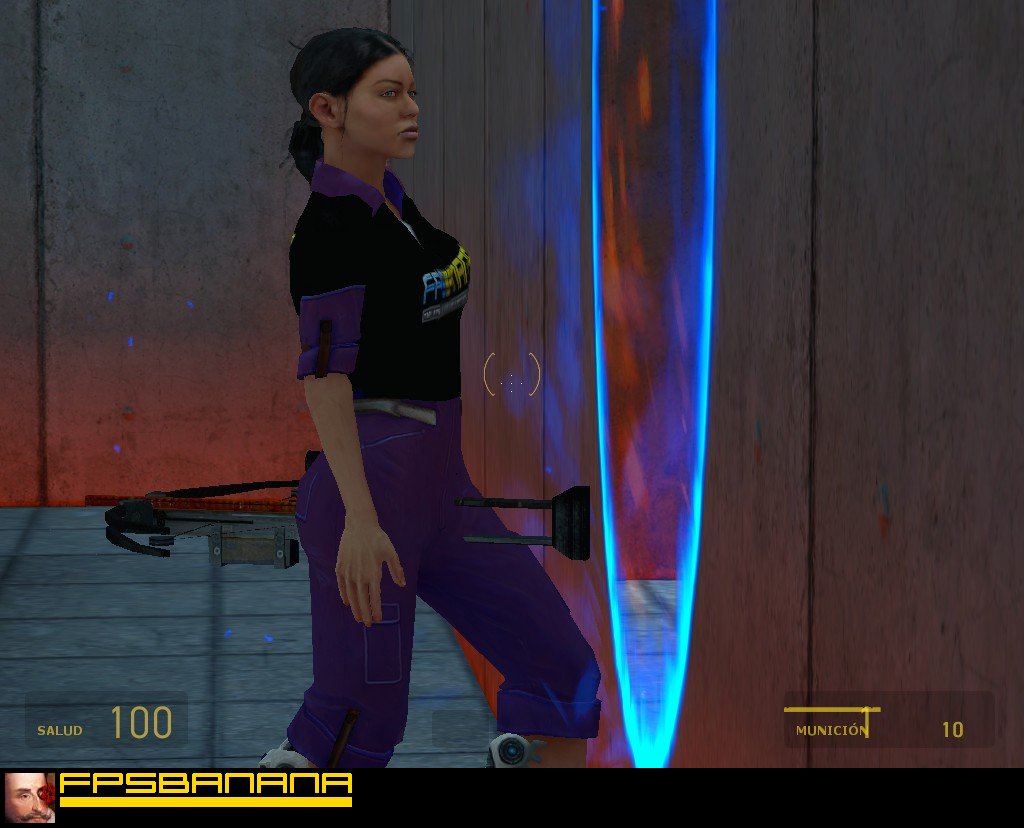Fpsbanana tshirt Chell Mod for Portal | PRTL Mods