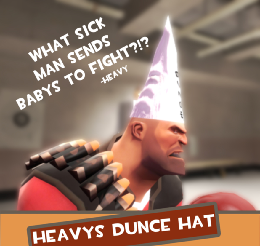 The Heavys Dunce Hat Mod for Team Fortress 2 | TF2 Mods