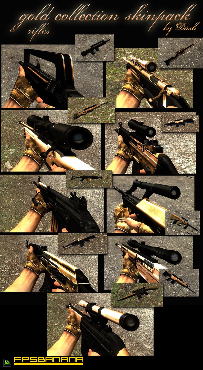 Gold Collection Mod for Counter-Strike: Source | CS:S Mods