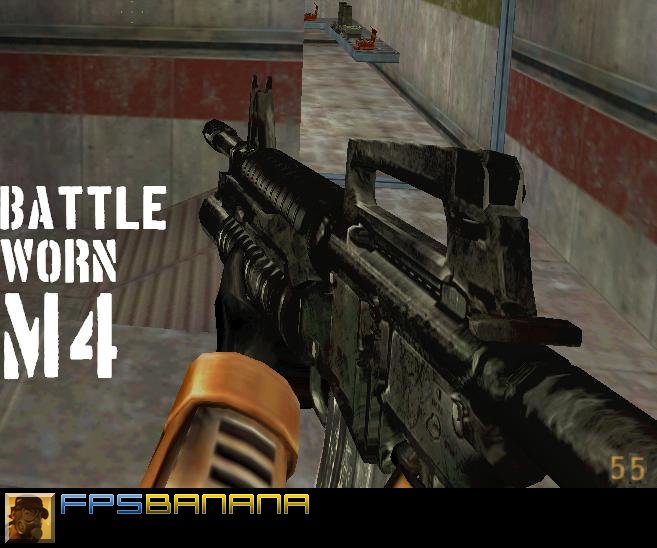 Battle worn M4 Mod for Half-Life | HL Mods