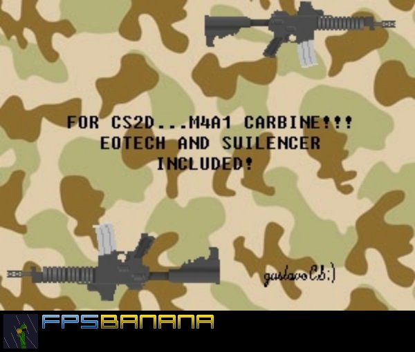 M4 Carbine by Makbro's v2 + Eotech and BLACK sound [CS2D] [Mods]