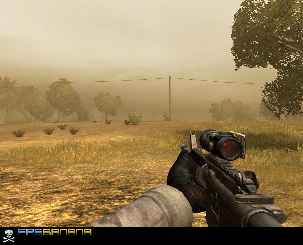 Desert Camo M4A1 Mod for Battlefield 2 | BF2 Mods