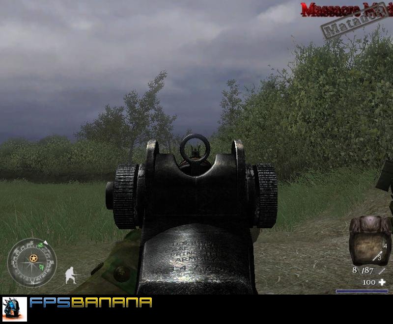 Sgthaarde's M1Garand Hi_res re-skin(New Wood) Mod for Call of Duty 2 ...
