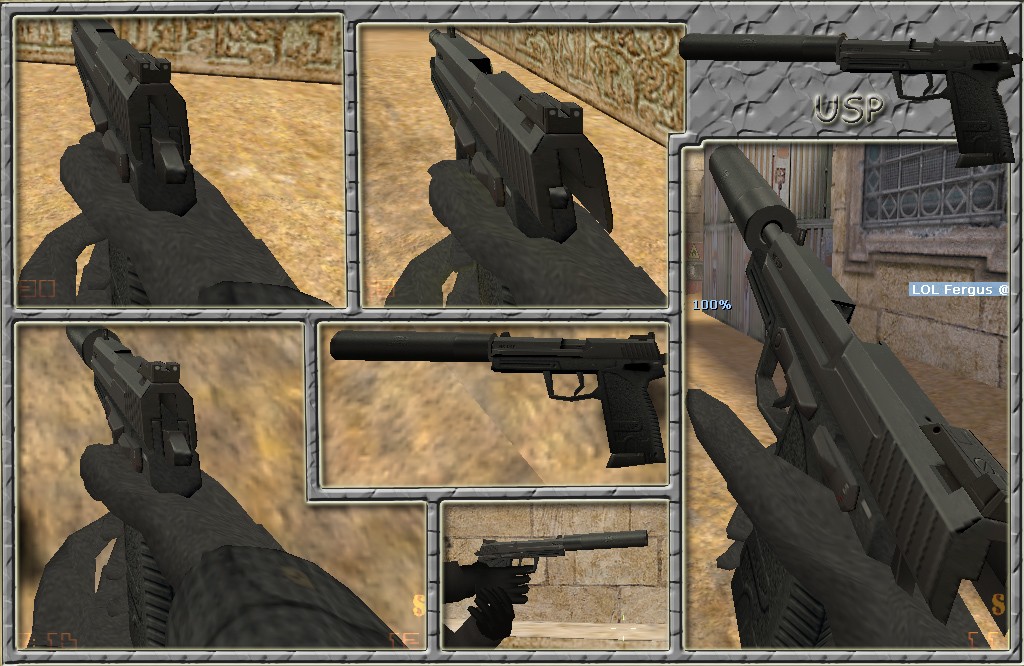 Default USP on -WildBill- anims Mod for Counter-Strike: Condition Zero ...