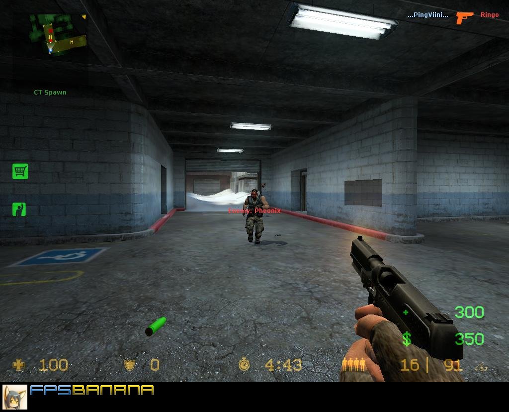 Bright Green Shells [Counter-Strike: Source] [Mods]