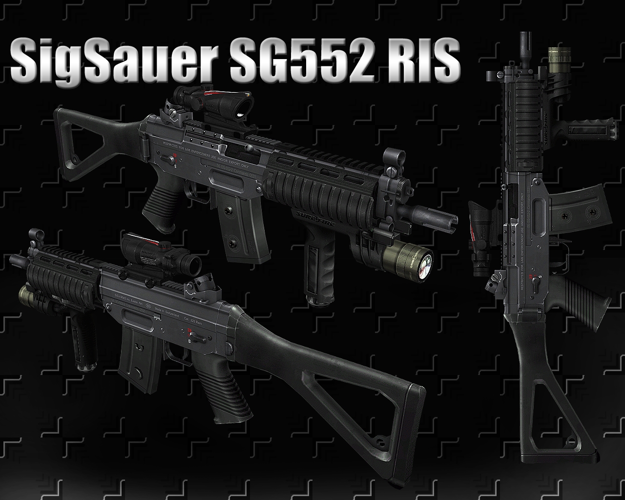 Sig SG552 RIS Mod for Half-Life | HL Mods