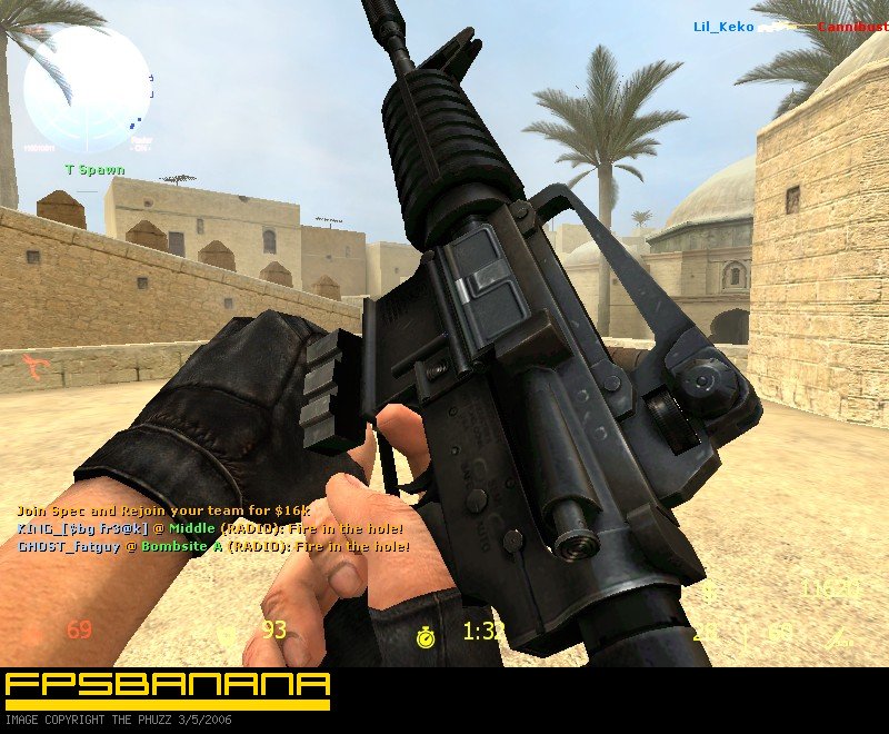 New Default M4 Mod for Counter-Strike: Source | CS:S Mods
