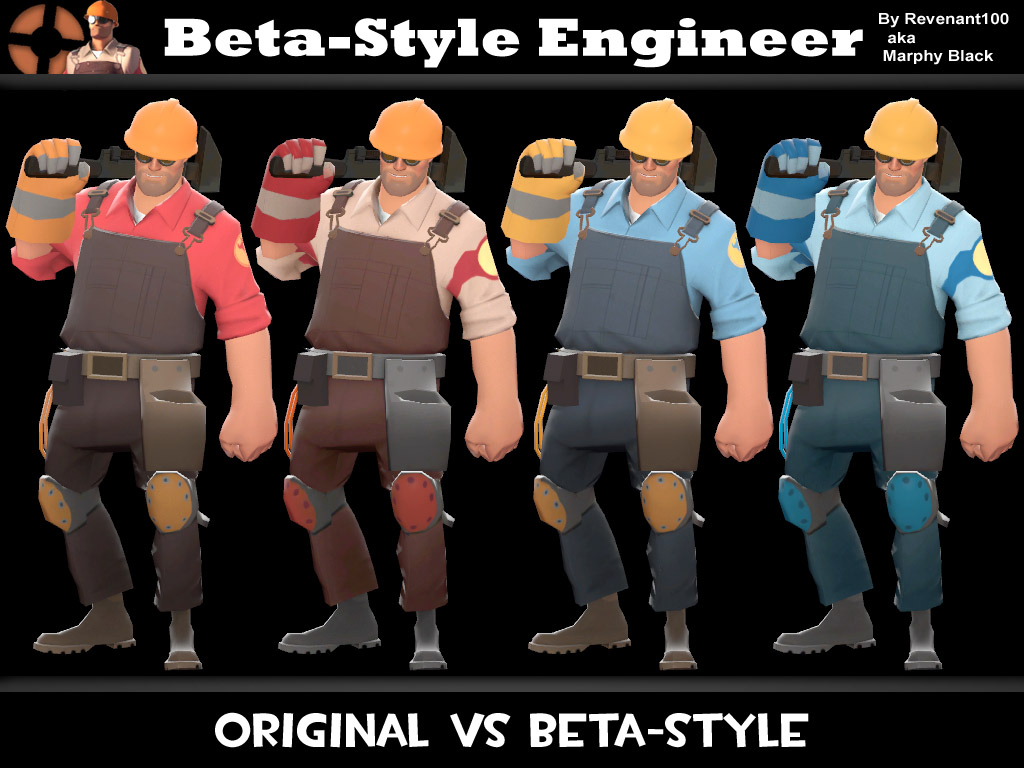 Beta-Style Engineer Mod for Team Fortress 2 | TF2 Mods