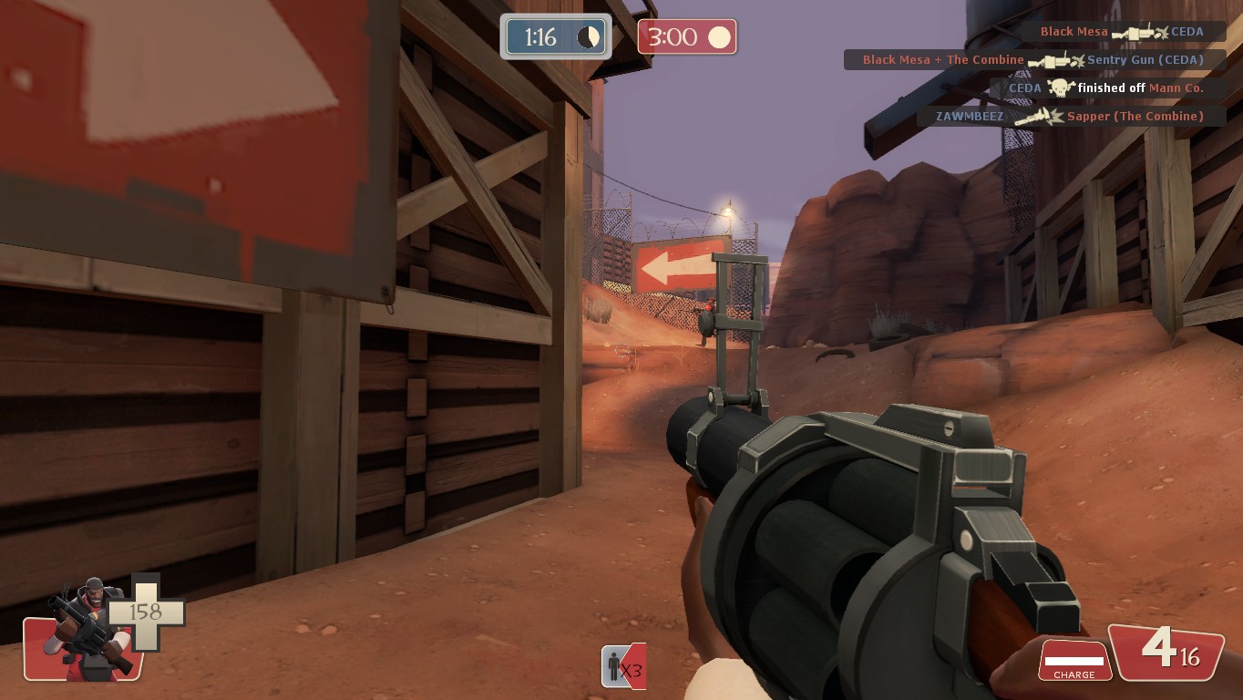 Retextured Grenade Launcher Mod for Team Fortress 2 | TF2 Mods