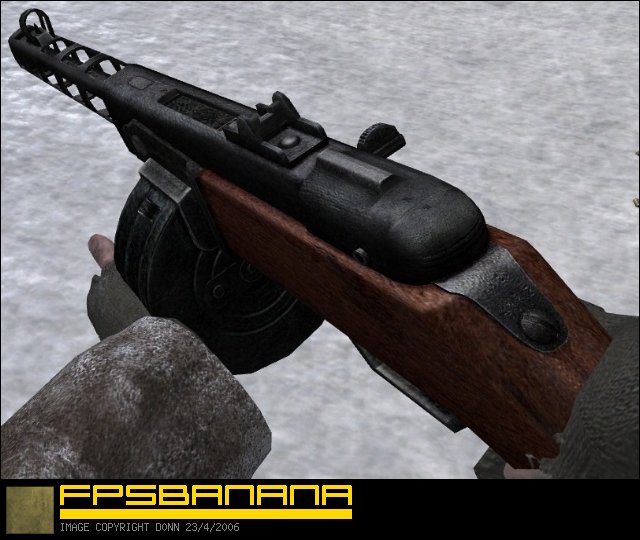 Notsafeforwork's Ppsh Skin Mod for Call of Duty 2 | CoD2 Mods