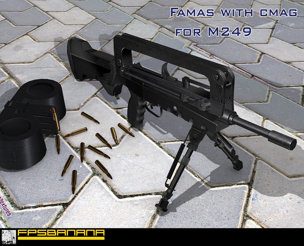 Famas with Cmag. Mod for Counter-Strike: Source | CS:S Mods