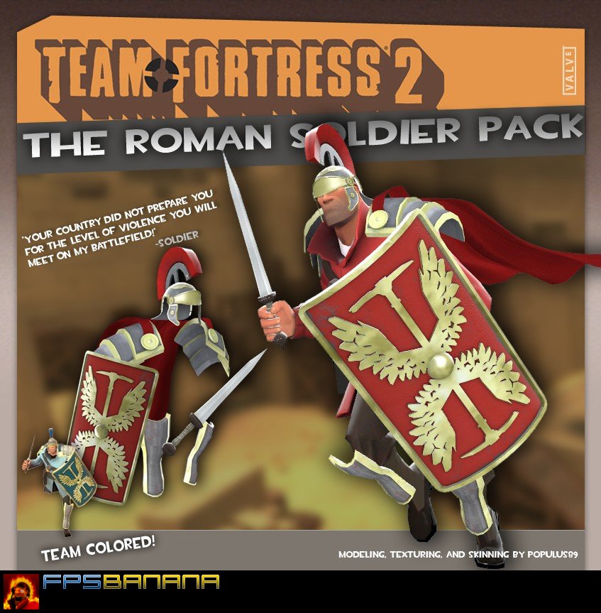 The Roman Soldier Pack Mod for Team Fortress 2 | TF2 Mods