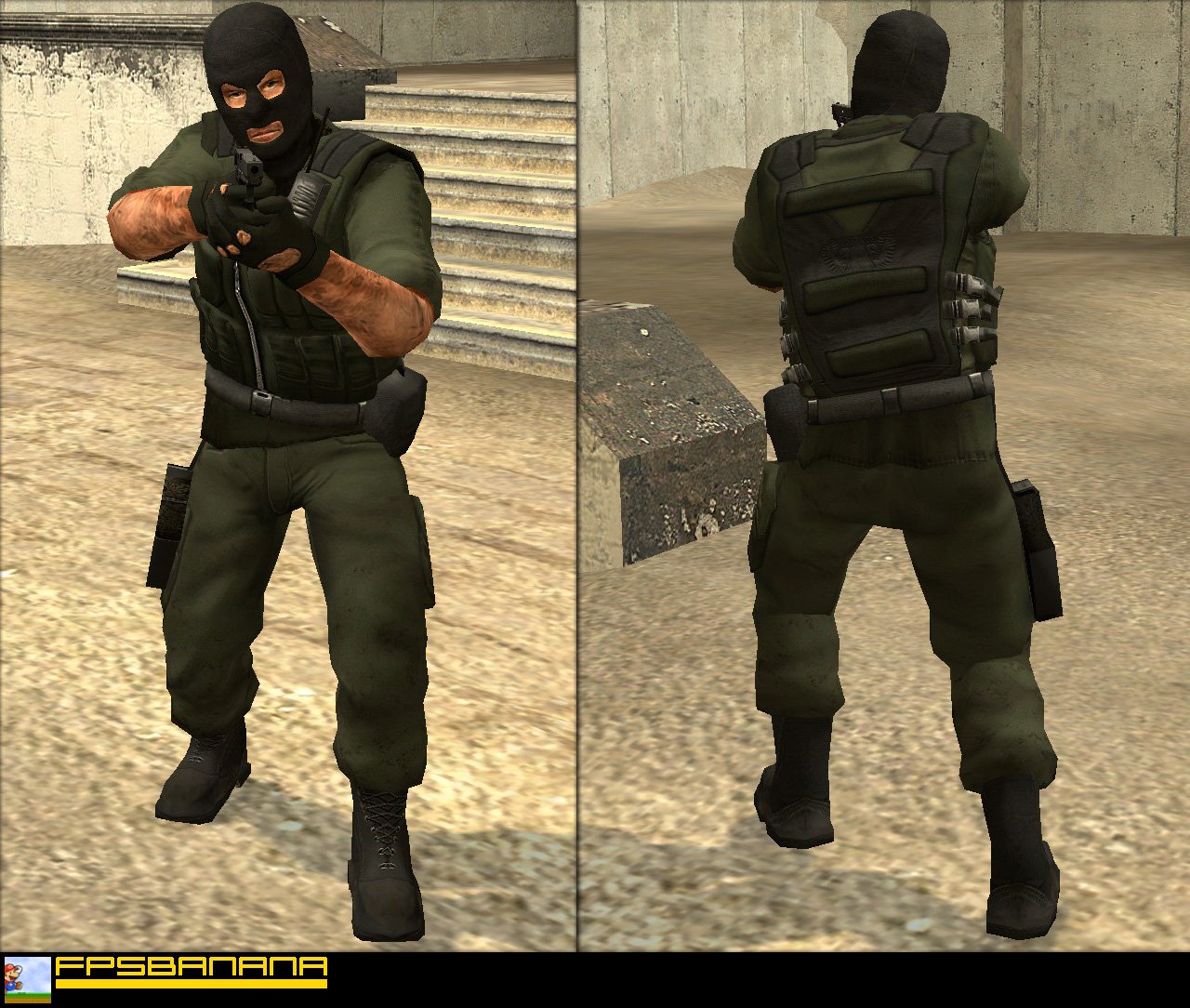 Happy Camper´s olive terror Mod for Counter-Strike: Source | CS:S Mods
