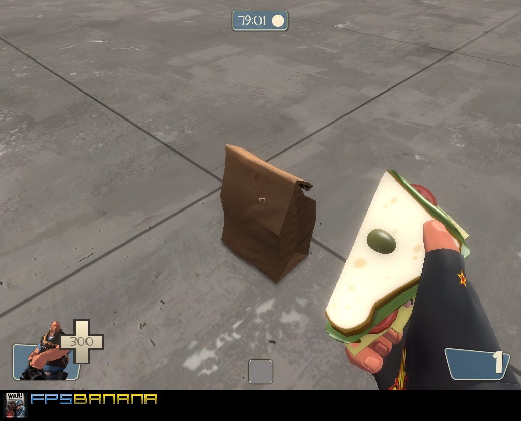 Paper lunch bag Replace sandwich plate Mod for Team Fortress 2 | TF2 Mods