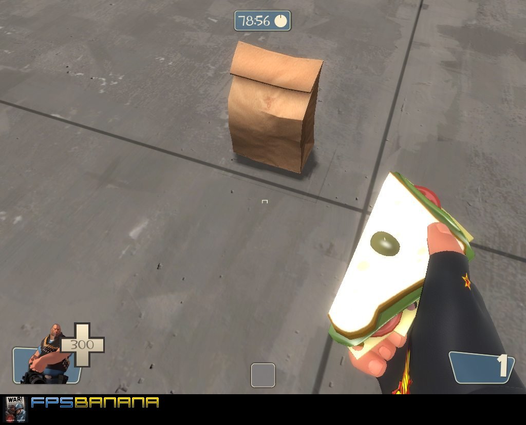 Paper lunch bag Replace sandwich plate Mod for Team Fortress 2 | TF2 Mods