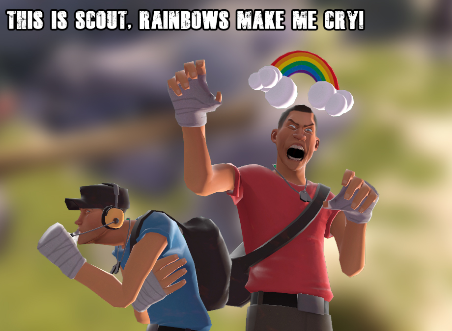 Rainbows make me cry [Team Fortress 2] [Mods]