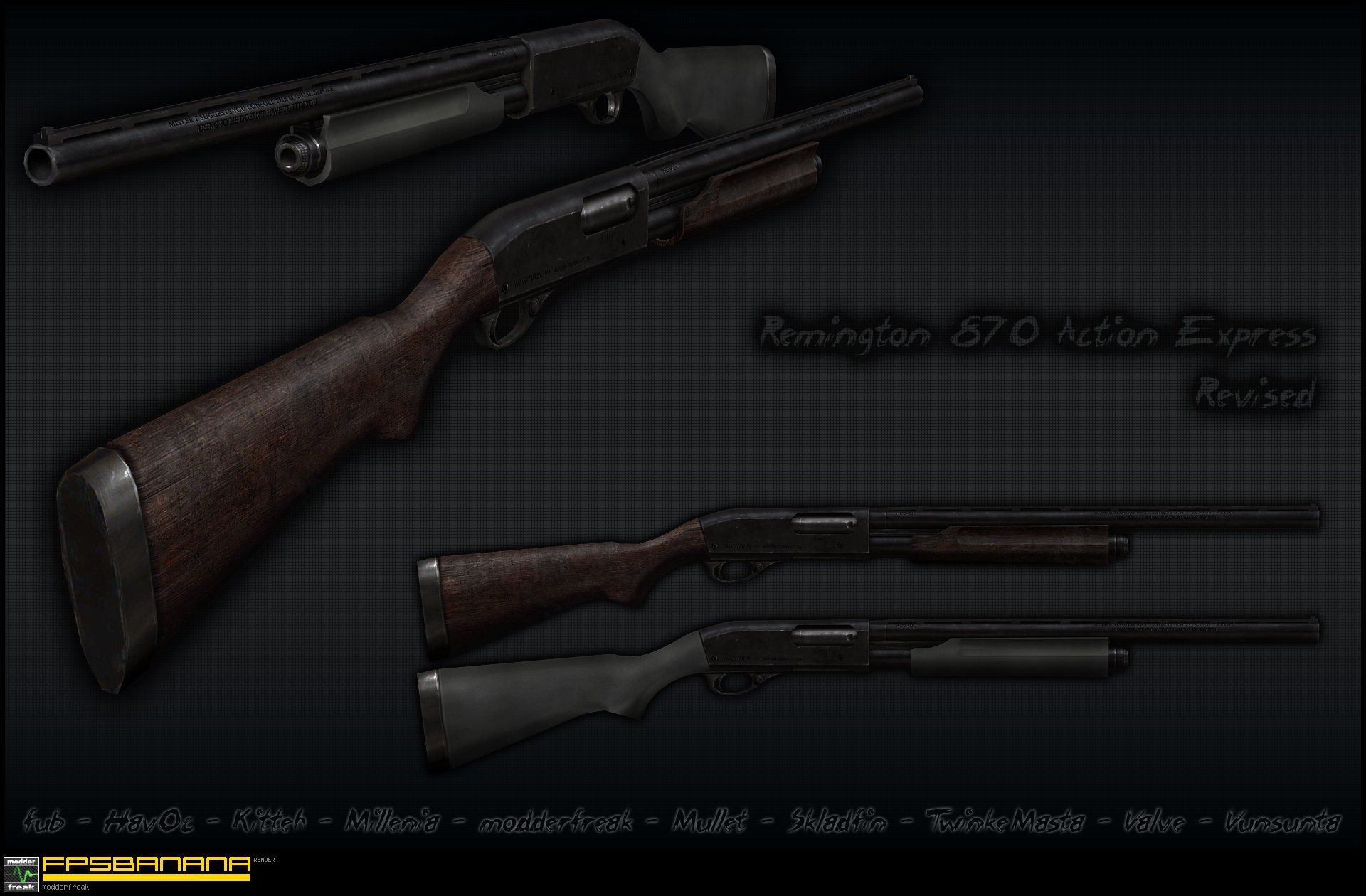 Remington 870AE Revised Mod for Counter-Strike: Source | CS:S Mods