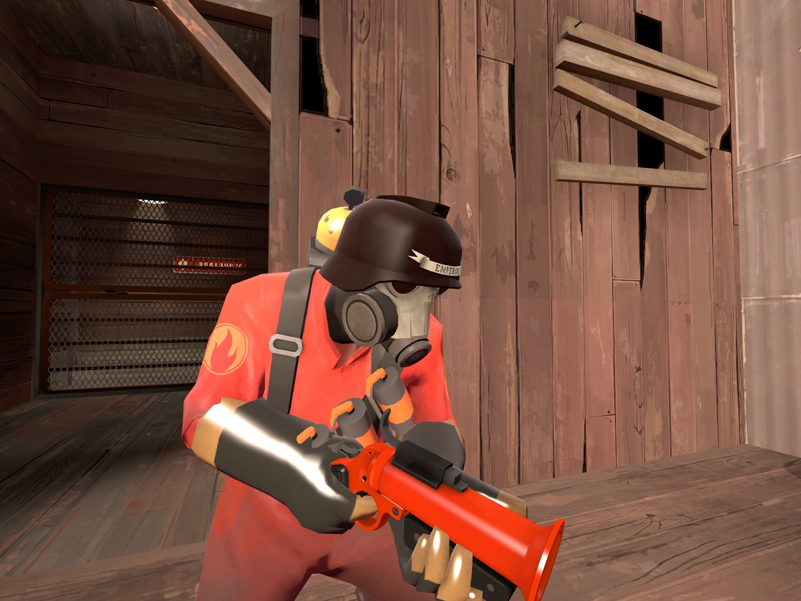 Death Korps of Krieg Pyro helmet (Fixed Clipping) Mod for Team Fortress ...