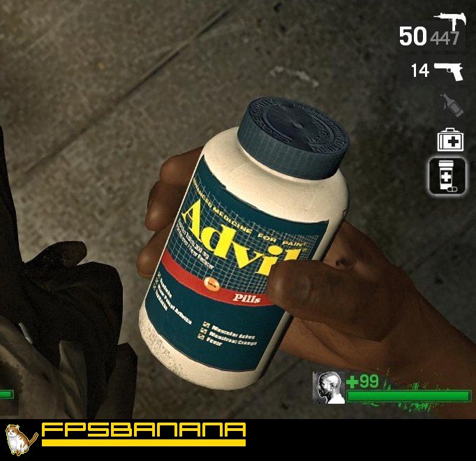 Advil Pain Pills Mod for Left 4 Dead | L4D Mods