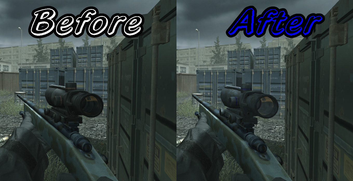 Acog Scope: Blue Tiger Edition [Call of Duty 4: Modern Warfare] [Mods]