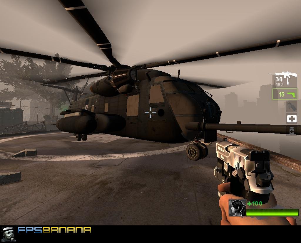 Black Helicopter Reskin Mod for Left 4 Dead 2 | L4D2 Mods