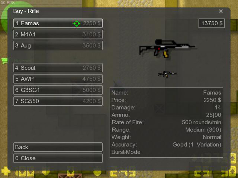 G36 For FaMas Mod for CS2D | CS2D Mods