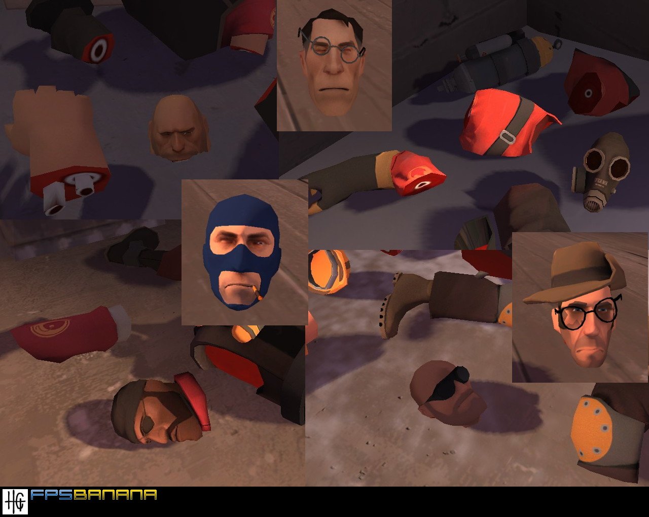 H.Gaspar's HD Clean TF2 Gibs Pack Mod for Team Fortress 2 | TF2 Mods