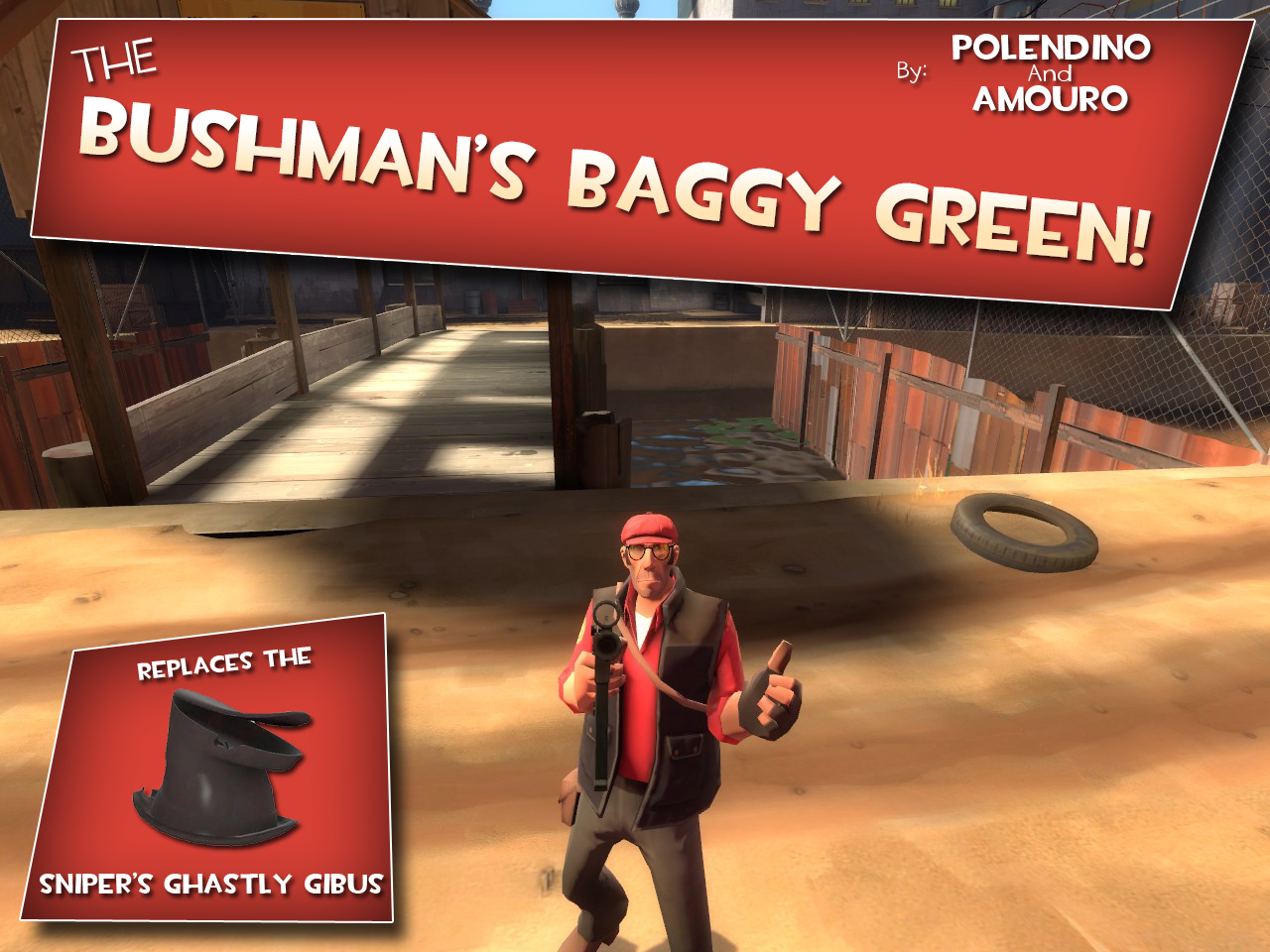 The Bushman's Baggy Green [Team Fortress 2] [Mods]
