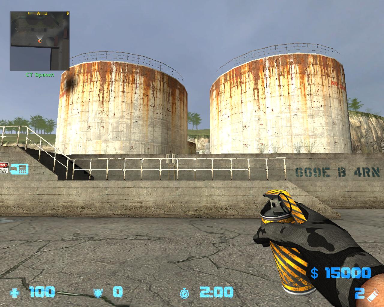 Striped Flashbang [Counter-Strike: Source] [Mods]