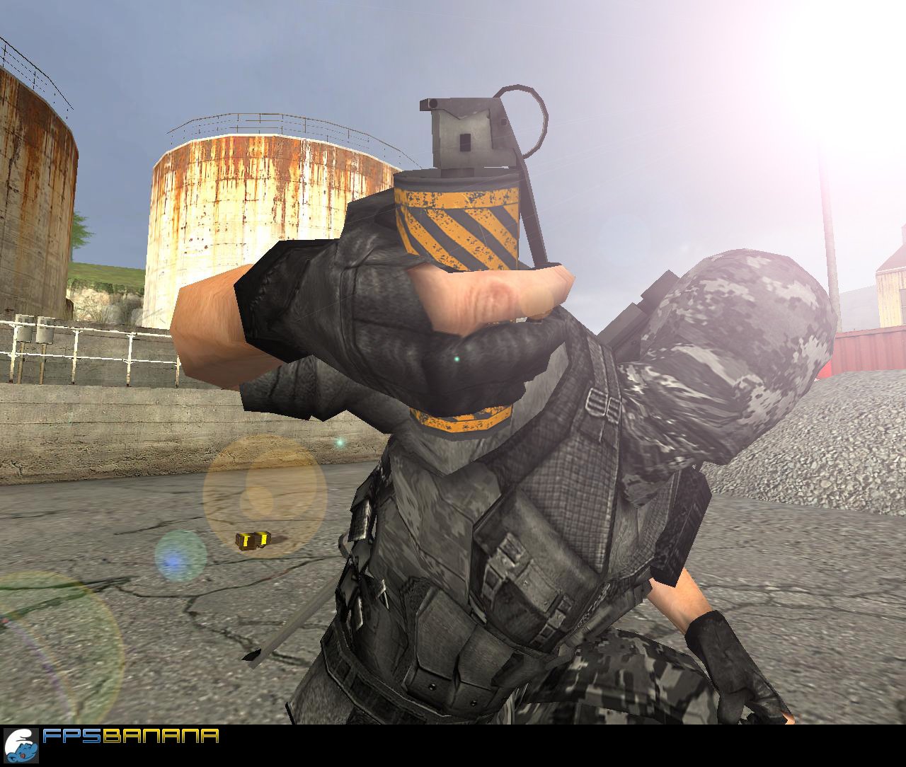 Striped Flashbang [Counter-Strike: Source] [Mods]