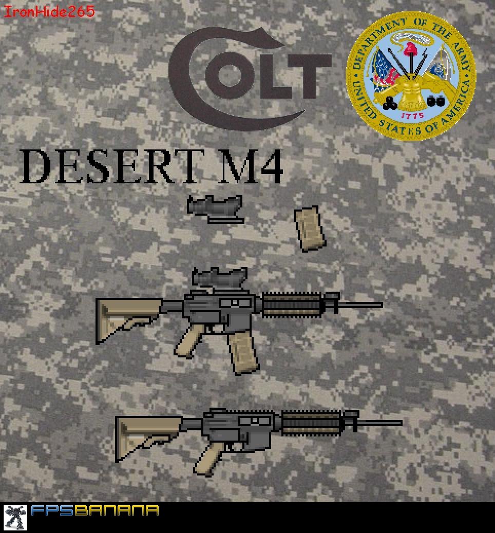 Ironhide's Desert M4A1 [CS2D] [Mods]
