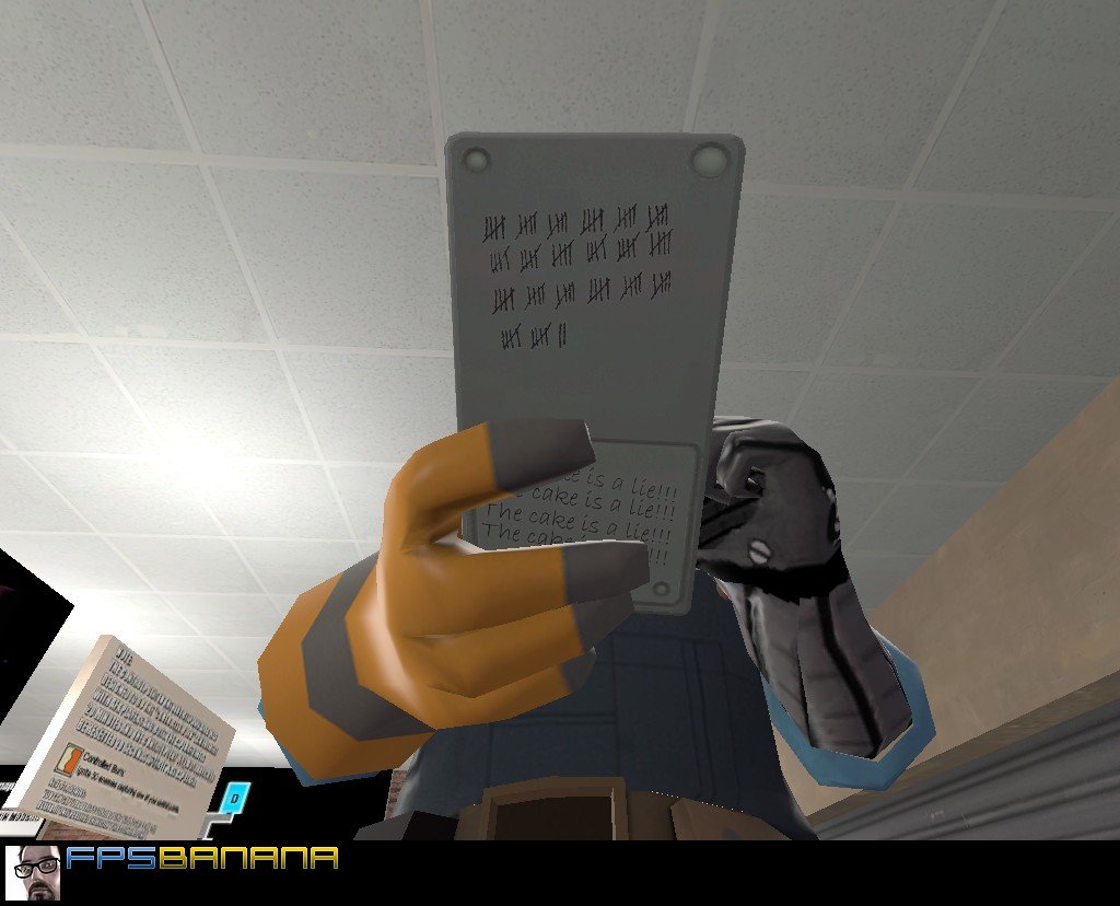 Aperture Science Engineer PDAs [Team Fortress 2] [Mods]