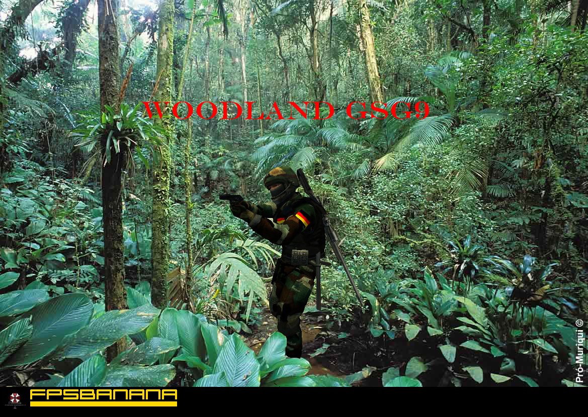 Woodland Camo GSG9 V2 Mod for Counter-Strike: Source | CS:S Mods