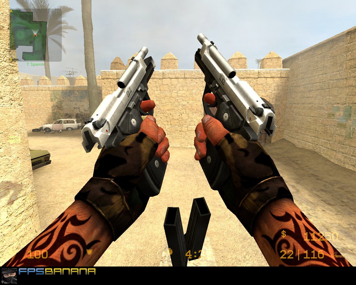 Badass Tatoo Hands v2 Mod for Counter-Strike: Source | CS:S Mods