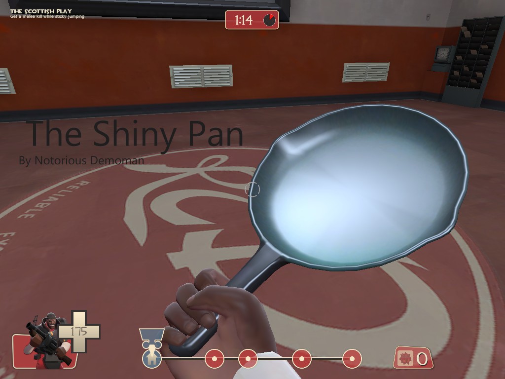 Clean N' Shiny Frying Pan [Team Fortress 2] [Mods]