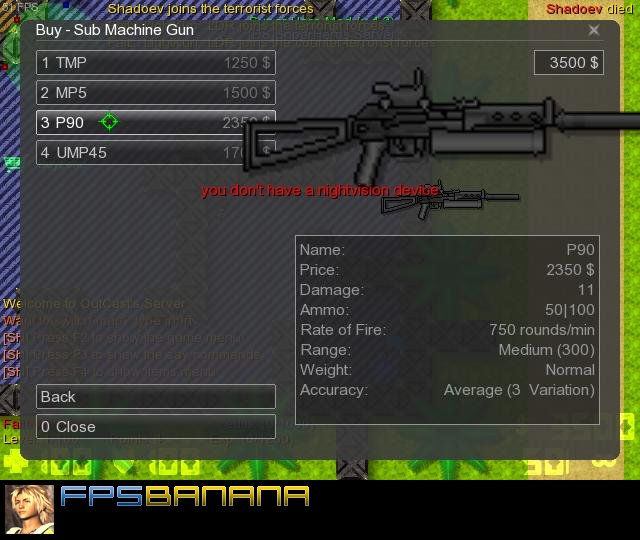 Bizon PP-19 MOD [CS2D] [Mods]