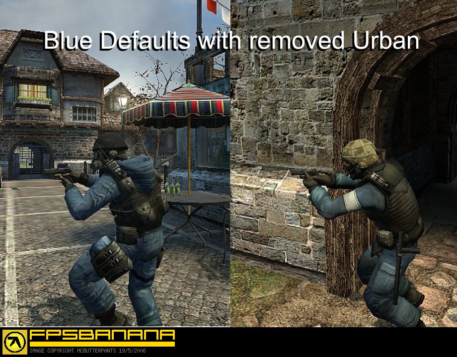 Blue Default CT Pack [Counter-Strike: Source] [Mods]